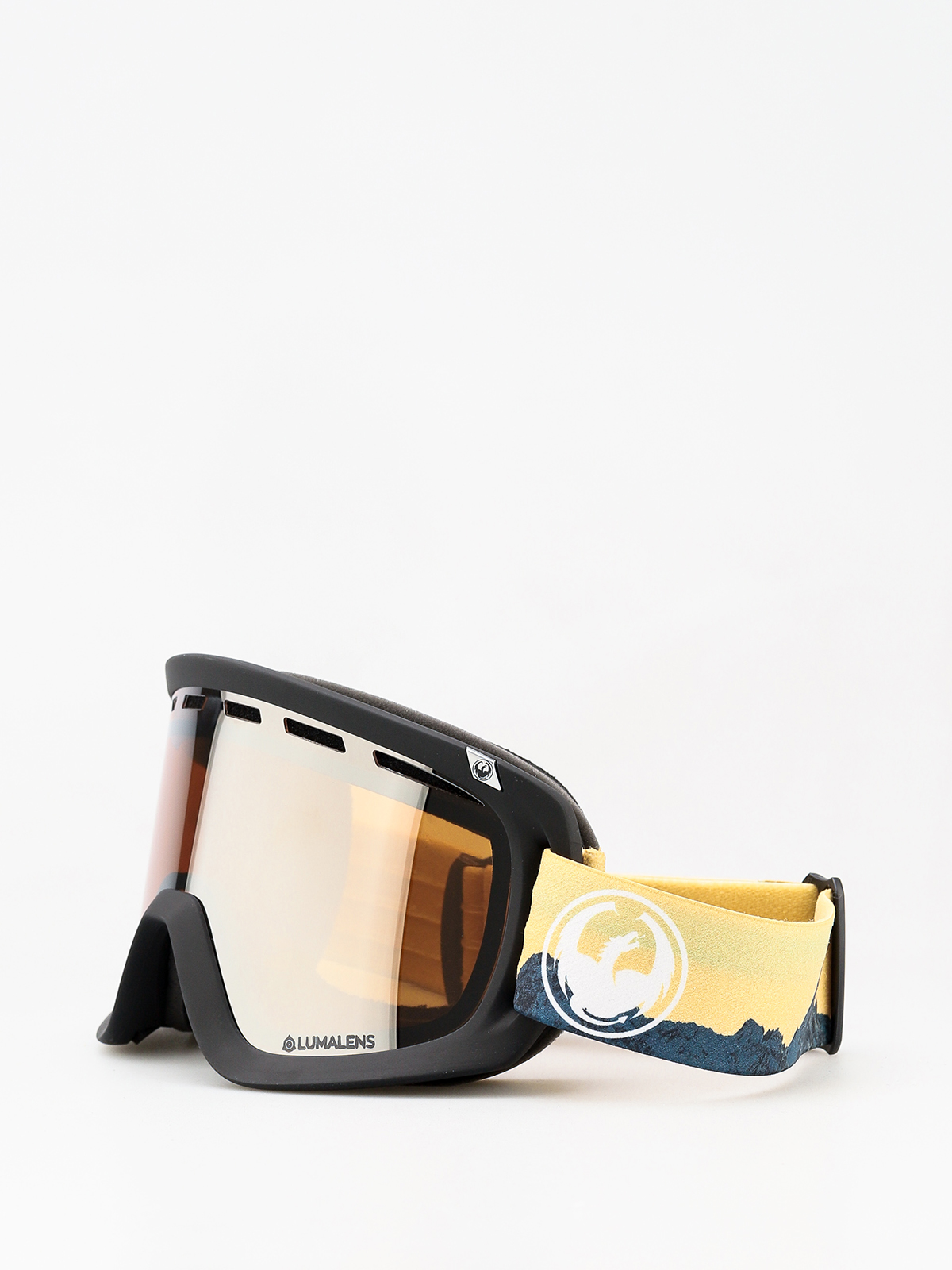 Dragon D1 Goggles - black (realm/lumalens silver ion/dark smoke)